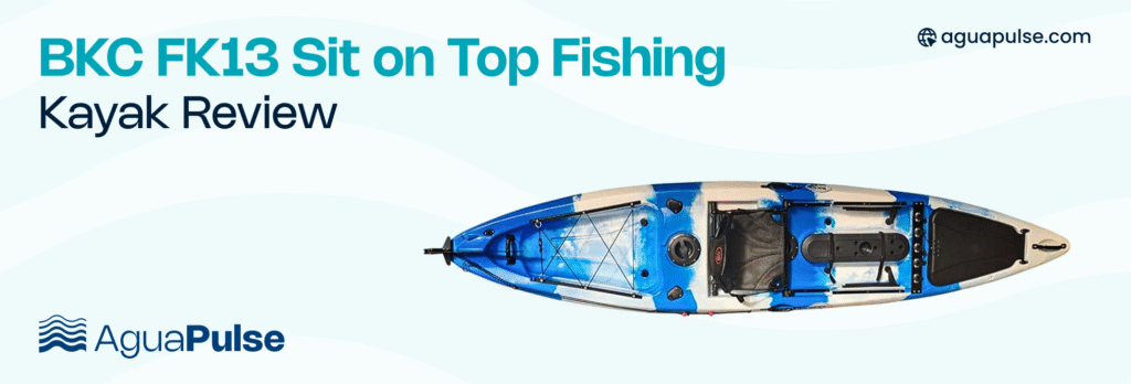 Brooklyn BKC FK13 Sit on Top Fishing Kayak Review - AguaPulse